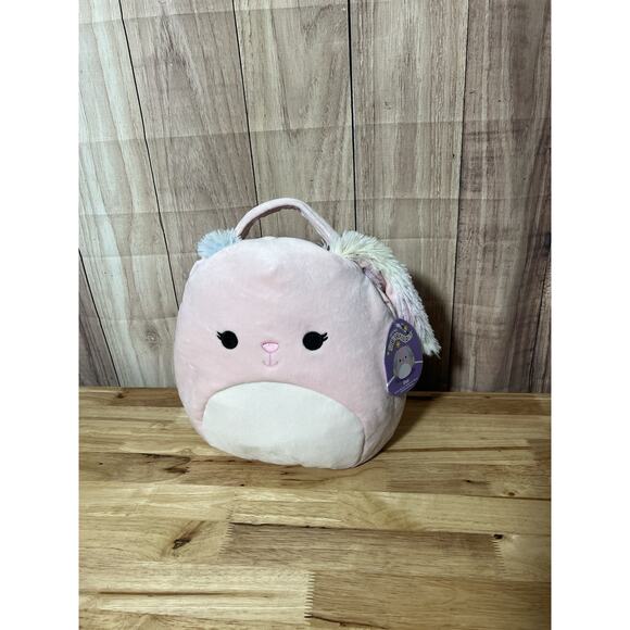 Kellytoy | Holiday | Squishmallow Bop Bunny Plush Easter Basket Purse ...